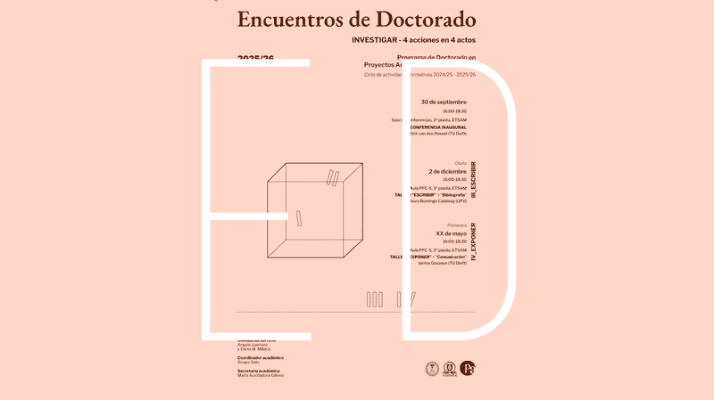 Encuentros de Doctorado 2025/26 // Sesión formativa